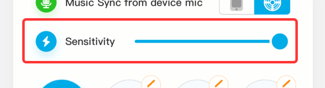 Adjust the Sensitivity